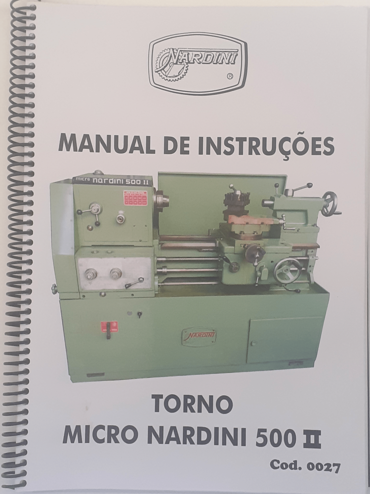 Ipanema maquinas - Cod0027 Manual De Instruções Do Torno Micro Nardini ...